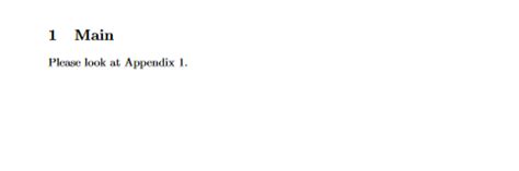 Cross Referencing Reference Alphabetical Appendix TeX LaTeX Stack Exchange