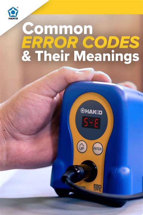 Hakkotips Common Error Codes And Their Meanings Error Code Coding