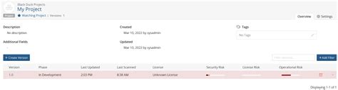 Project Version Auto Deletion