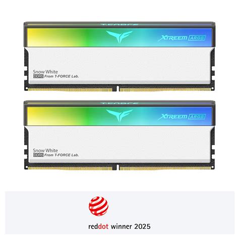 Xtreem Argb Ddr5 Desktop Memory White 64gb2x32gb 6400mhz Cl34 Teamgroup
