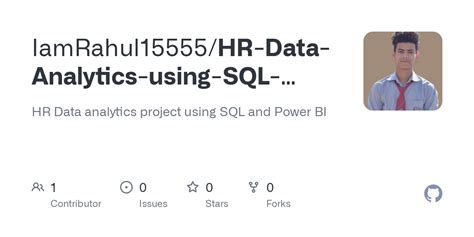 Github Iamrahul Hr Data Analytics Using Sql And Power Bi Hr Data Analytics Project Using