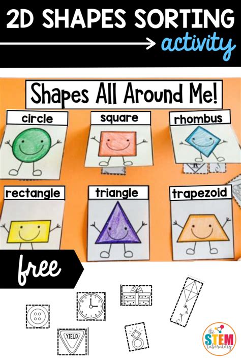 2d Shapes Sorting Activity The Stem Laboratory