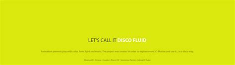 Disco Fluid On Behance