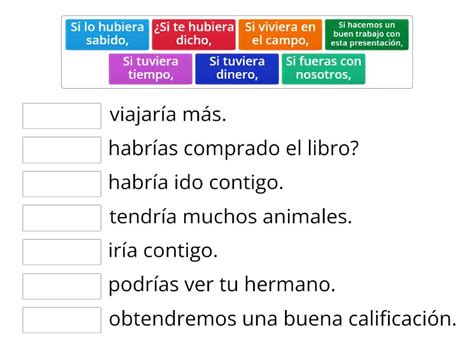 1 Si Clauses Grammar Activity Match Up 1 Si Clauses Grammar Activity Match Up