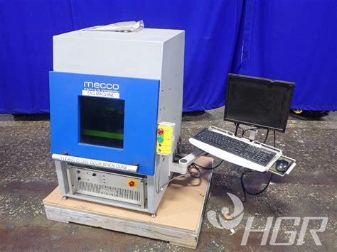 Used Mecco Fiber Laser Marking System Hgr Industrial Surplus