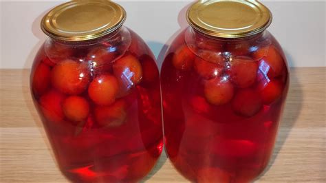 Компот из АЛЫЧИ на ЗИМУ. На трехлитровую банку. Простой РЕЦЕПТ. - YouTube