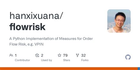 GitHub Hanxixuana Flowrisk A Python Implementation Of Measures For Order Flow Risk E G VPIN