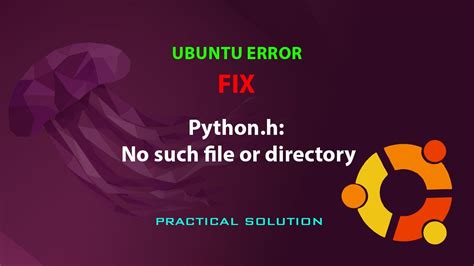 UBUNTU FIX: fatal error: Python.h: No such file or directory - YouTube