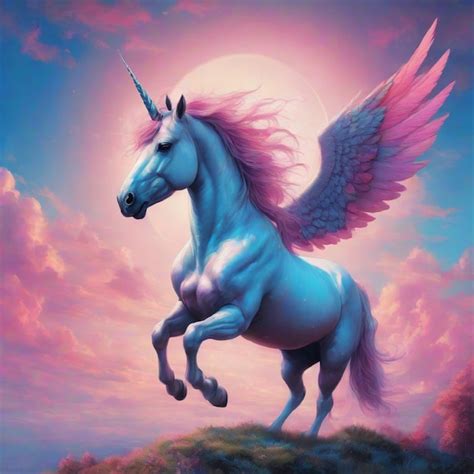 Premium Ai Image A Unicorn With Wings