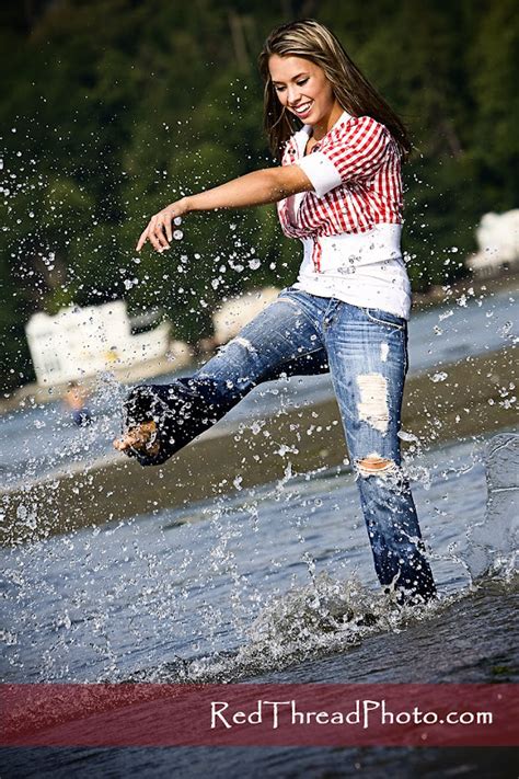 Wetting Her Jeans Clothing Jeans