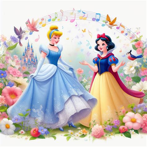 Cinderella And Snow White Meeting By Moji59 On Deviantart
