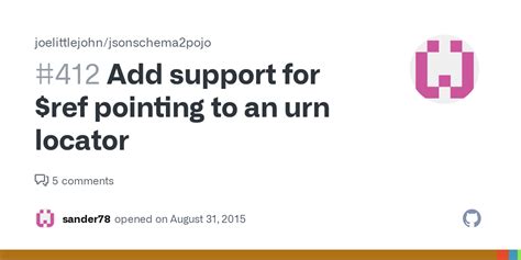 Add Support For Ref Pointing To An Urn Locator · Issue 412