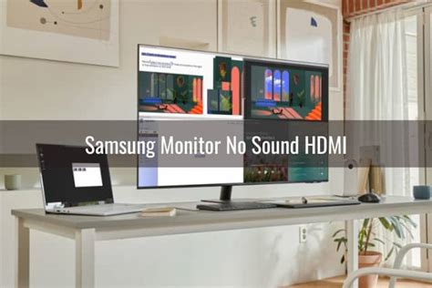 Samsung Monitor No Sound Audio Not Working Ready To DIY