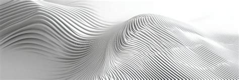 Elegant Pattern Of Parallel Lines Creates A Subtle Optical Illusion In Soft Monochrome Shades