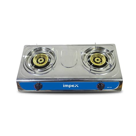 Impex Gas Stove Igs124 2burner Online At Best Price Lulu Qatar