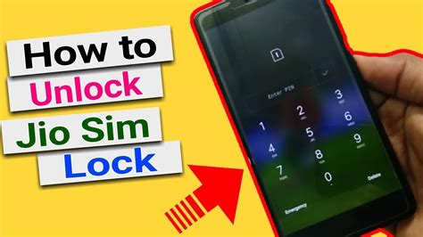 Disable Jio Sim Lock How To Unlock Jio Sim Lock Youtube