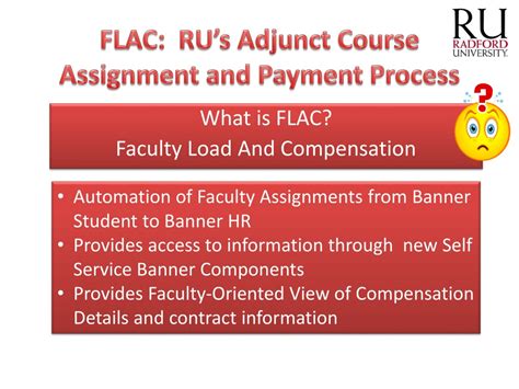 Ppt Flac Rus Adjunct Course Assignment And Payment Process