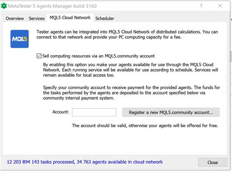 metatester 5 agents scalping general mql5 programming forum
