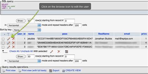 Reset A Textpattern User Password › Textpattern Tips