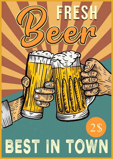Modelo Beer Poster Minimalist Poster Store