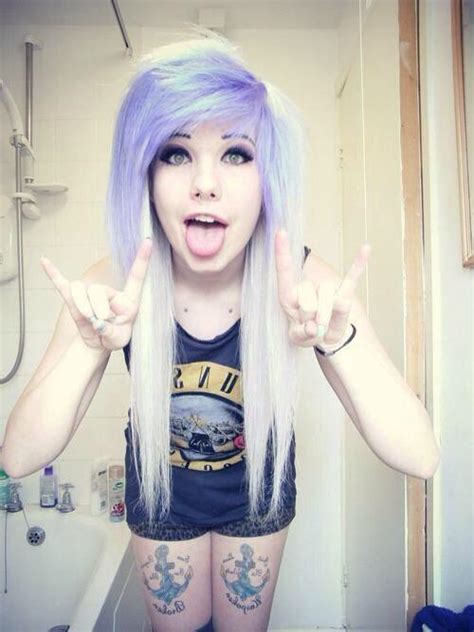 Scene Girls With Brown Hair Tumblr