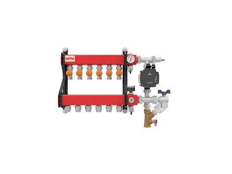 Stalen Verdeler Met Ht Module Wth Vloerverwarming
