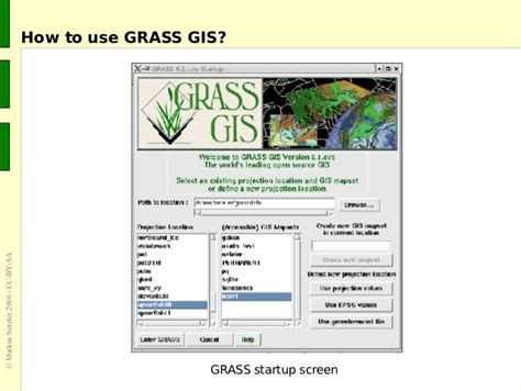 the grass gis software with qgis gis seminar