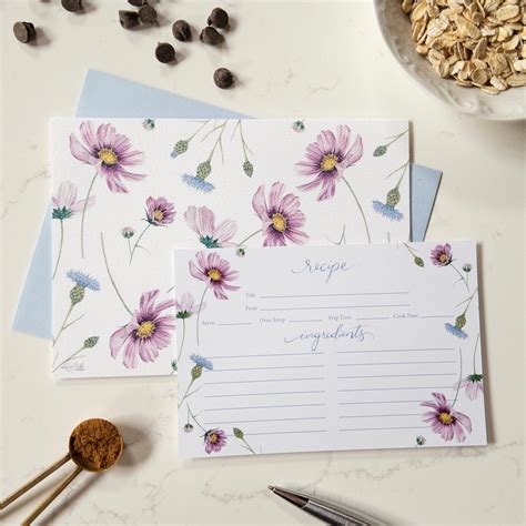 Recipe Sharing Card Set Recipe Card T Foodie T T For Baker
