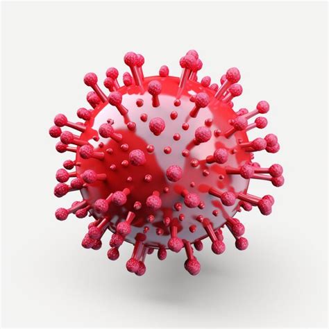 Premium Photo Danger Virus Render