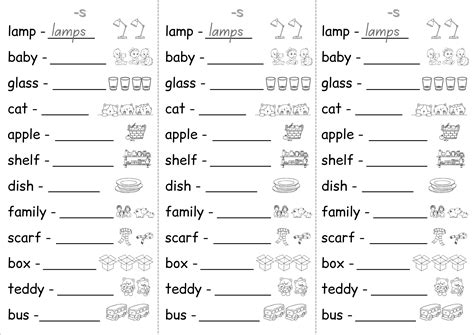 Множественное число в английском языке