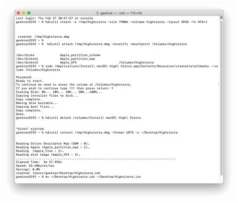 How To Create Macos High Sierra Iso File Geekrar