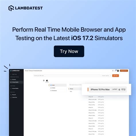 Lambdatest On Linkedin Ios Mobiletesting Softwaretesting