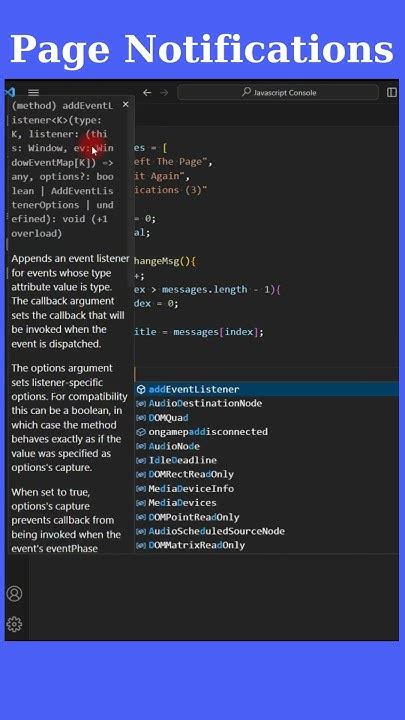 Page Title Notification With Javascript Javascript Share