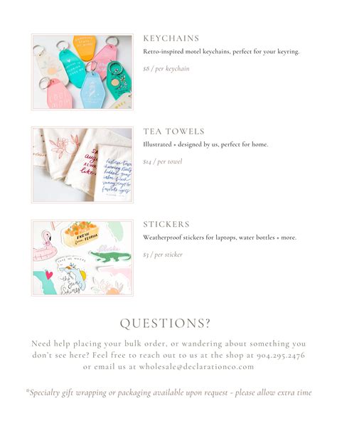 Bulk Declaration And Co