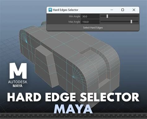 Hard Edges Selector Script For Flippednormals