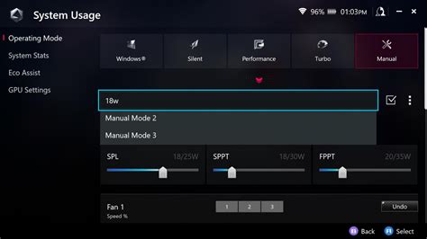 How To Manually Change TDP On The ROG Ally