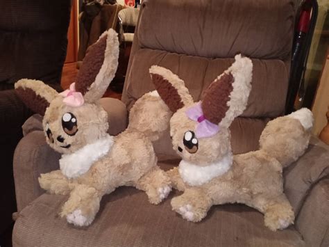 Handmade Eevee Plushies By Sasunarulover99 On Deviantart