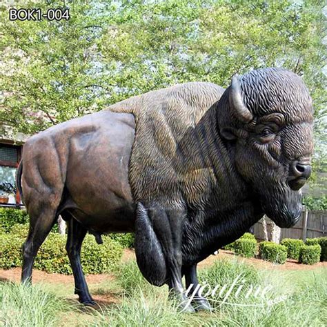 Bison Statue For Sale Youfine Bronze Sculpture