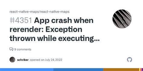 App Crash When Rerender Exception Thrown While Executing Ui Block Nsdictionarym