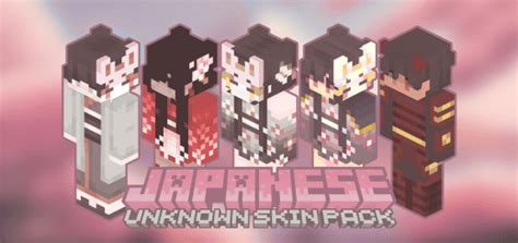 Tusp Japanese Skin Pack Minecraft Bedrock Addons