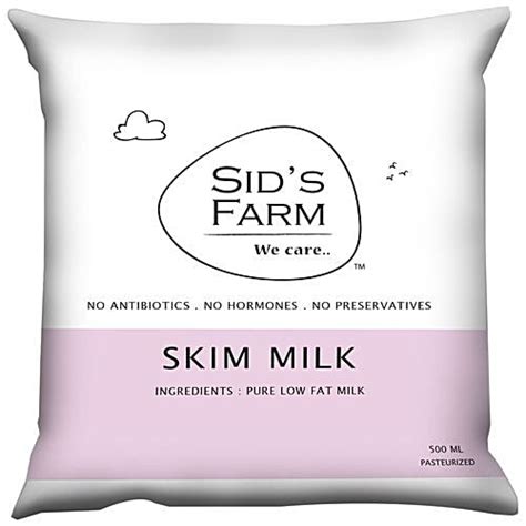 Buy Sids Farm Skim Milk Online At Best Price Of Rs 25 6 Bigbasket