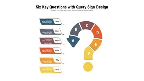 Six Query Signs Circular Design With Icons Powerpoint Templates Slides