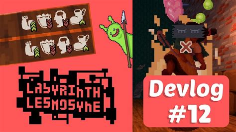 Devlog 12 Exp Screen Visible Status Effects Buffdebuff Icons Labyrinth Lesmosyne Godot