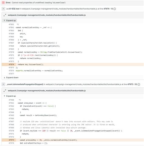 Gh 2096 Exception Cannot Read Properties Of Undefined Reading Tolowercase Issues