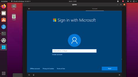 Install Clouds Windows 10 Vm On Ubuntu With Snap Command Linuxshout