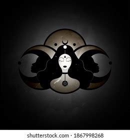 Woman Wicca Mother Earth Symbol Sexual Stock Vector Royalty Free Shutterstock