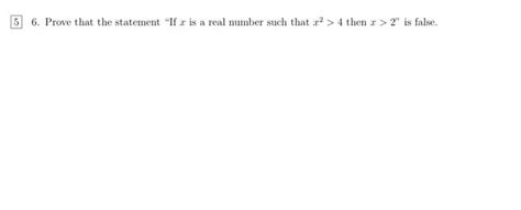 solved 5 6 prove that the statement if r is a real number