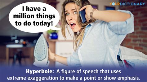Examples Of Hyperbole Hyperbole 3 And 4 Hyperbole Is A Fancy Way Of