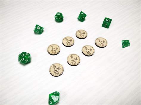 Токены для ДнД Волки, DnD, Pathfinder, НРИ Жетоны для настольных игр ...