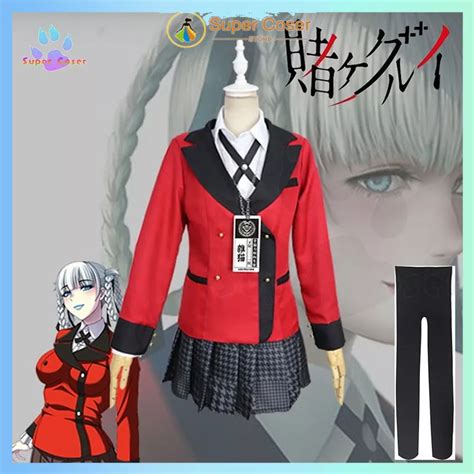 Cosplay Costumes Kakegurui Kirari Momobami Japanese School Girls